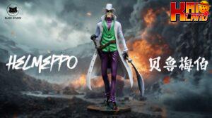 One Piece Black Studio Helmeppo X Coby Resin Statue - Kaioland
