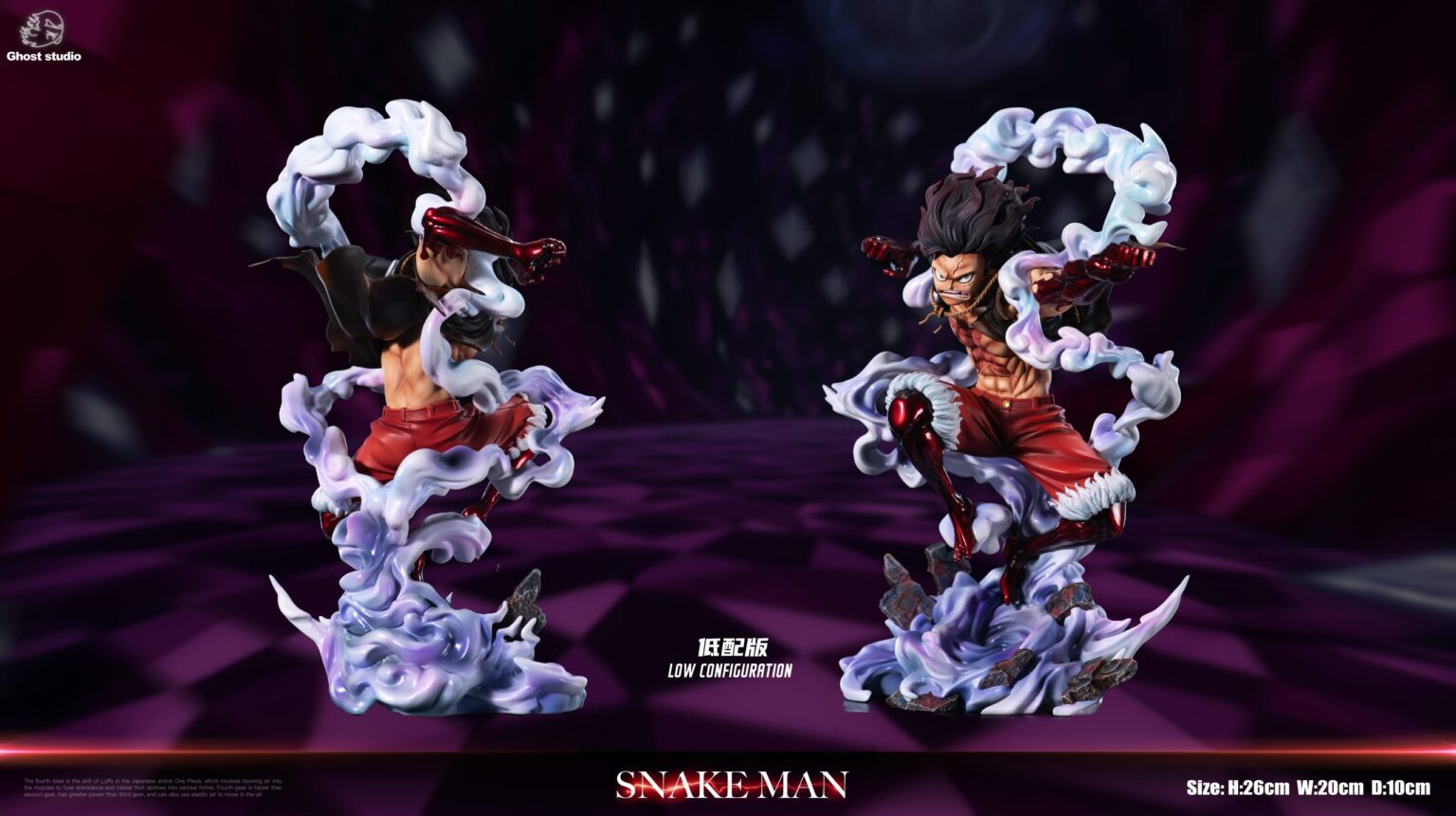 One Piece Ghost Studio Gear 4 Snake Man Luffy Resin Statue - Kaioland