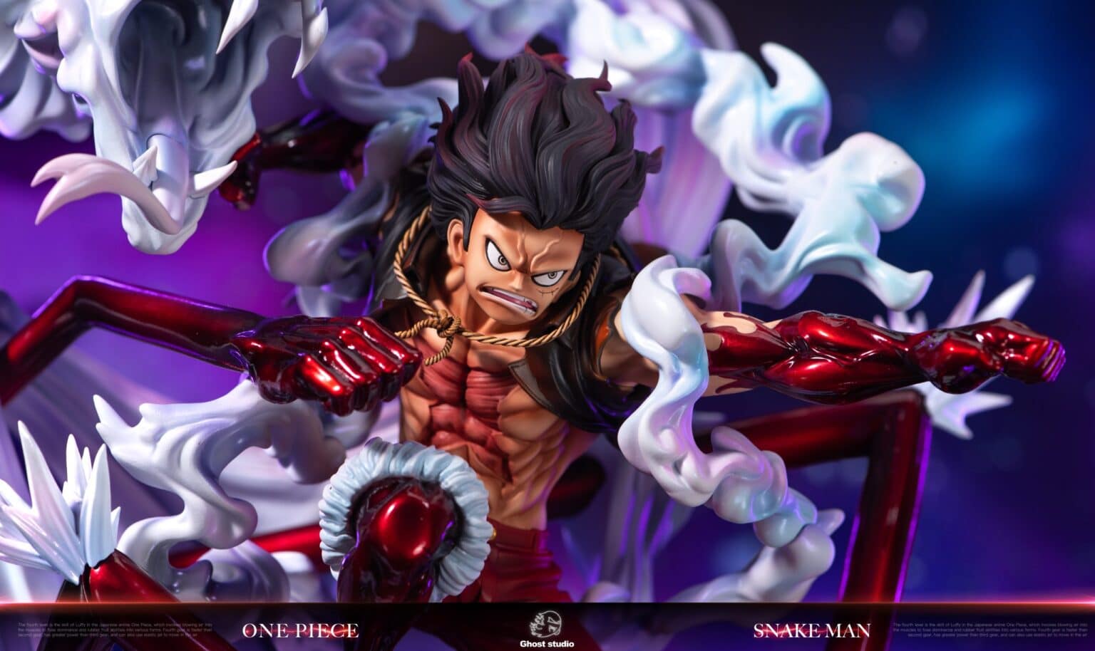 One Piece Ghost Studio Gear 4 Snake Man Luffy Resin Statue - Kaioland