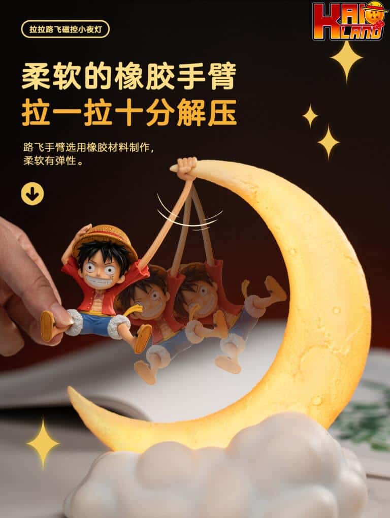 One Piece HAPPY LIFE Studio Lala Luffy Magnetic Night Light Licensed ...