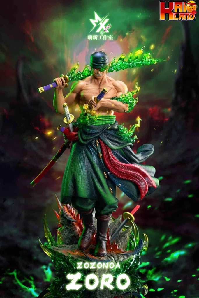 One Piece Mengxin Studio Onigashima Roronoa Zoro Resin Statue - Kaioland