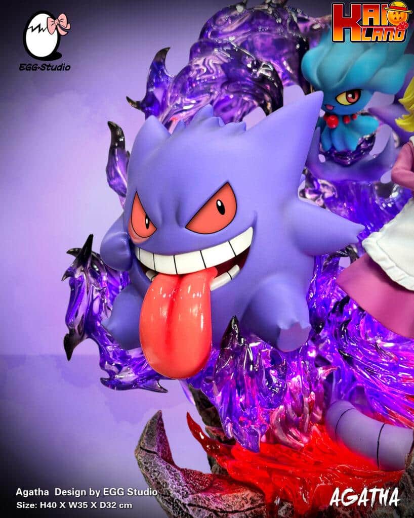 Pokemon EGG Studio Agatha Resin Statue - Kaioland