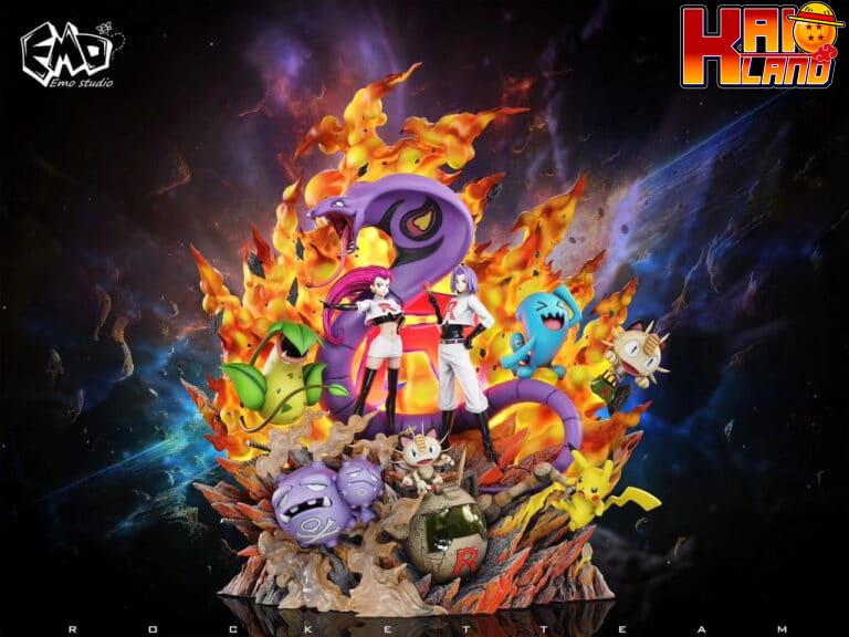 Pokemon EMO Studio Team Rocket Resin Statue - Kaioland