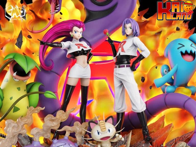 Pokemon EMO Studio Team Rocket Resin Statue - Kaioland