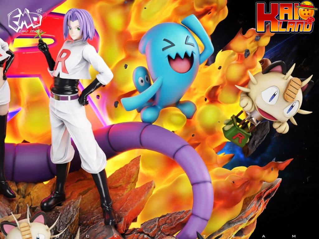Pokemon EMO Studio Team Rocket Resin Statue - Kaioland