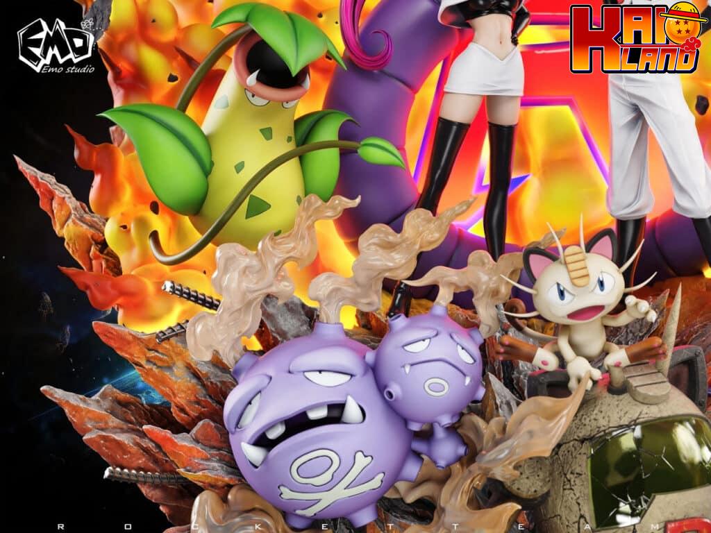 Pokemon EMO Studio Team Rocket Resin Statue - Kaioland
