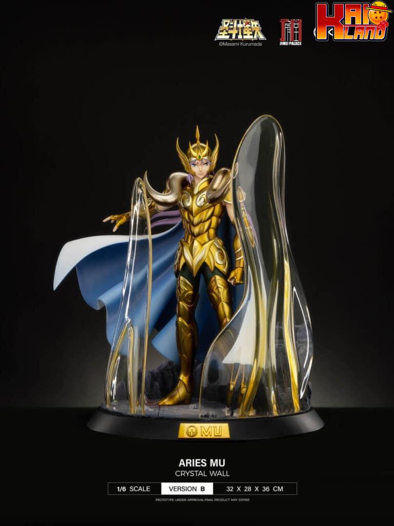 Saint Seiya Jimei Palace Aries Mu Licensed Resin Statue - Kaioland