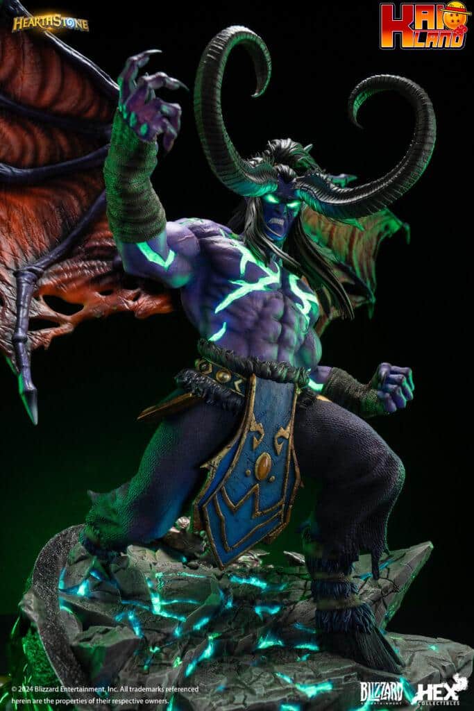 World Of Warcraft HEX Studio Illidan Stormrage Licensed Resin Statue ...