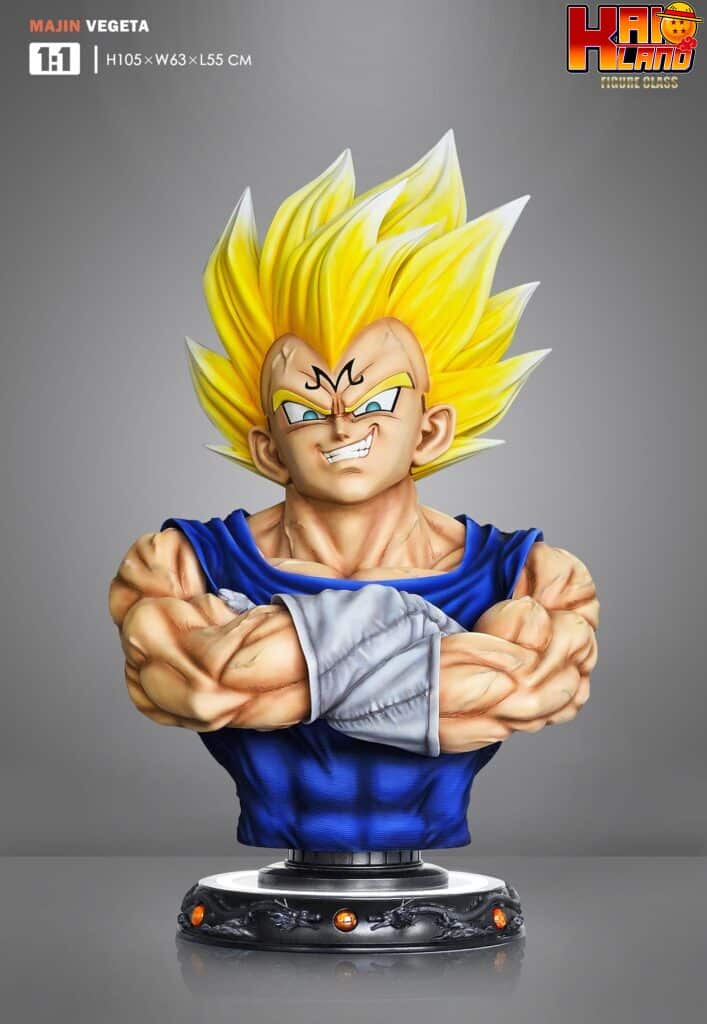 Dragon Ball Figure Class X Oracle Studio Majin Vegeta Bust Resin Statue ...
