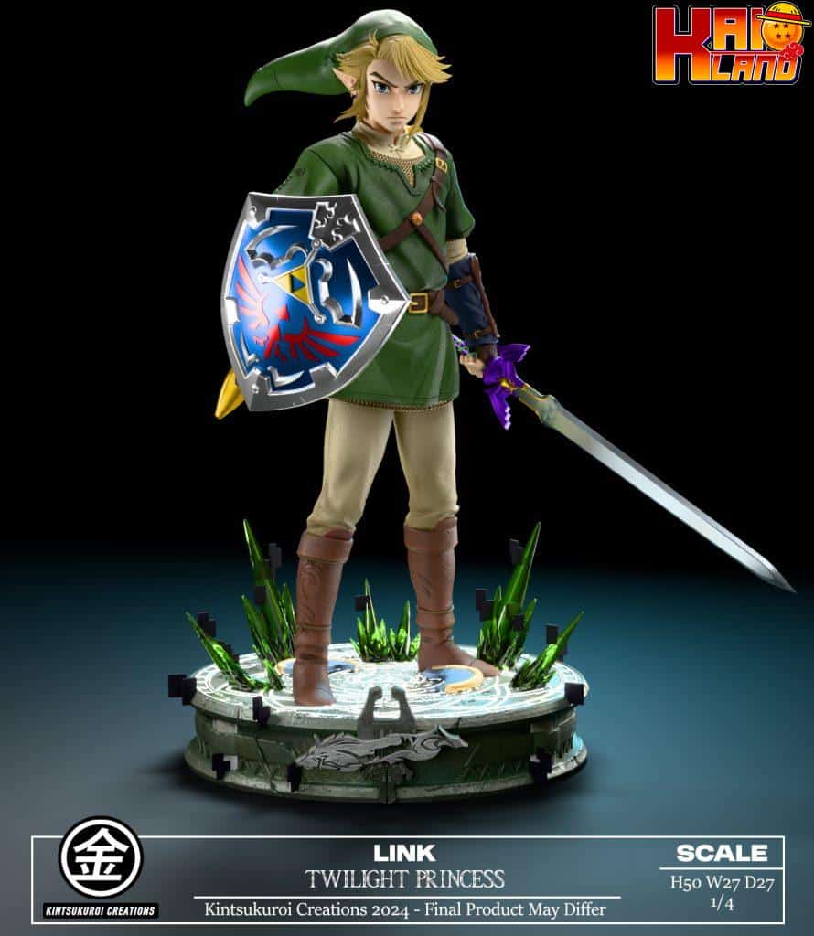 The Legend Of Zelda Kintsukuroi Creations Link Twilight Princess Resin ...