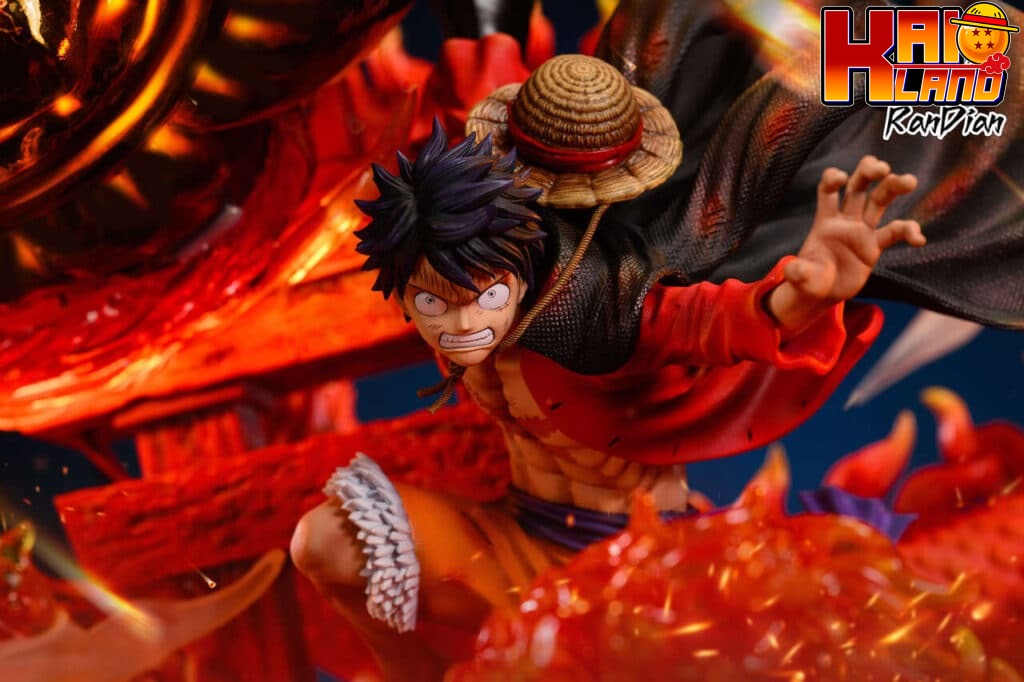 One Piece RanDian Studio Luffy Vs Fire Dragon Resin Statue - Kaioland