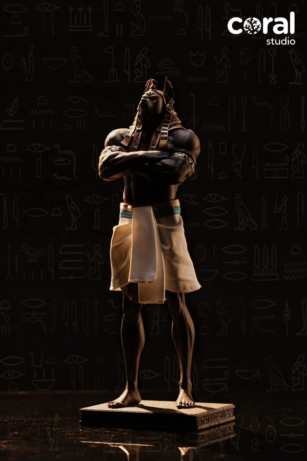 Original Coral Studio Anubis Resin Statue - Kaioland