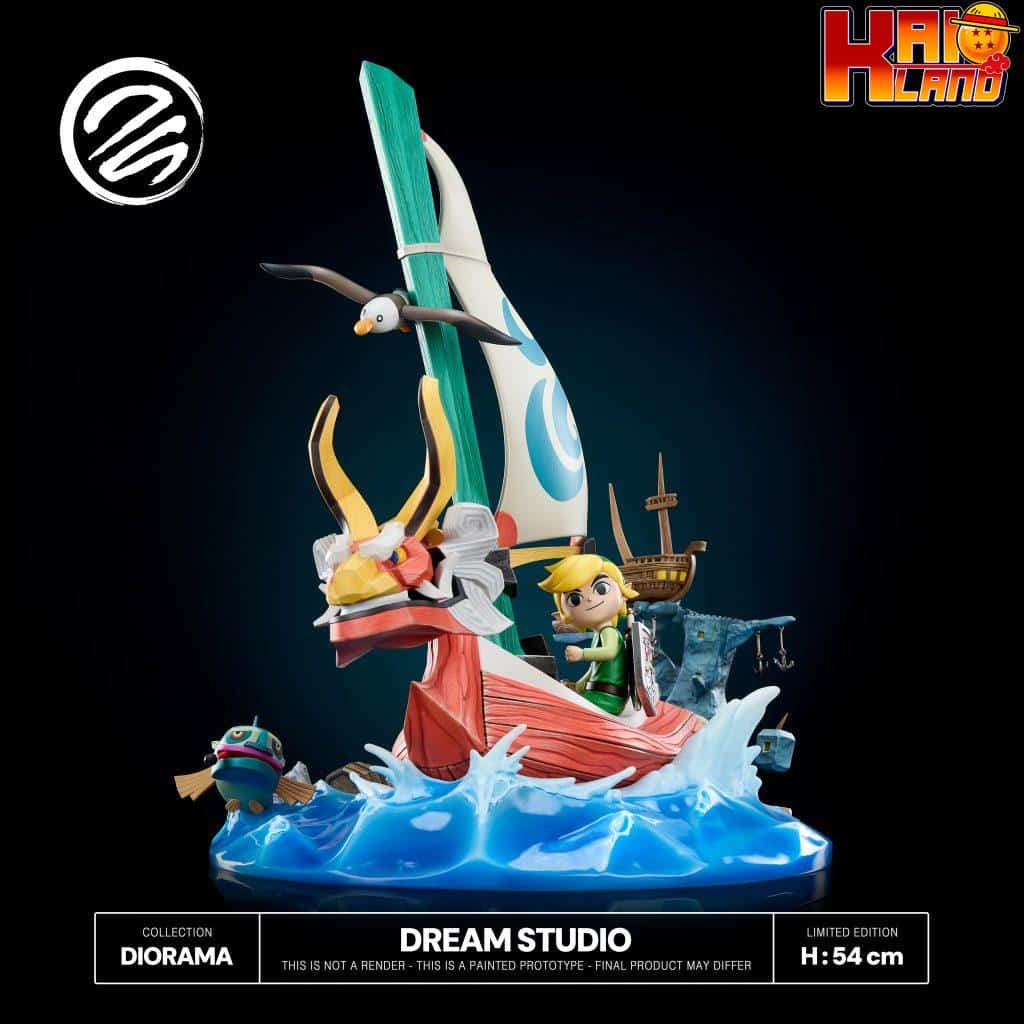 The Legend Of Zelda Dream Studio King Of Red Lions Diorama Resin Statue ...