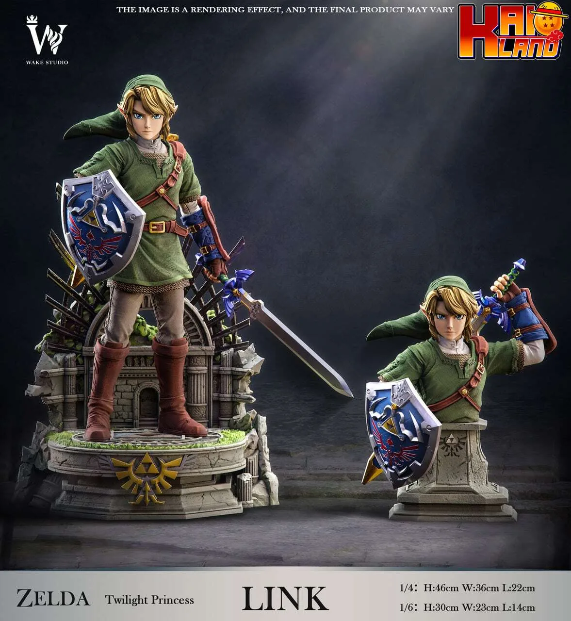 The Legend Of Zelda Wake Studio Twilight Link Resin Statue - Kaioland