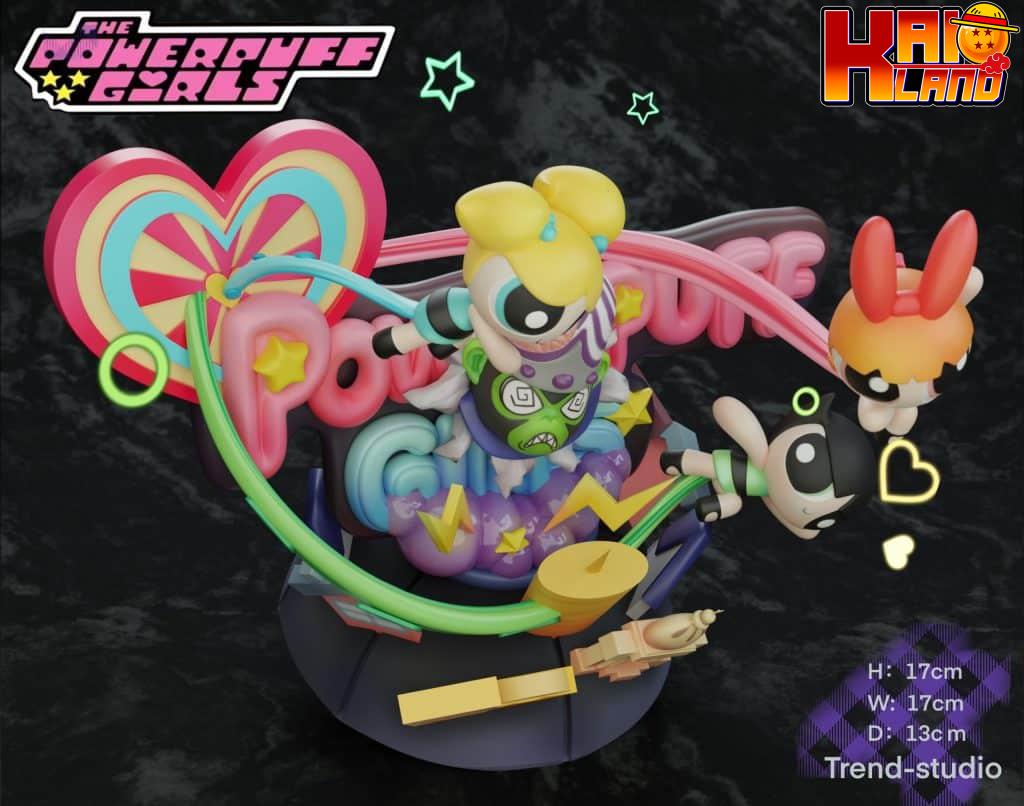 The Powerpuff Chao She Studio Girls VS Mojo Jojo Resin Statue - Kaioland