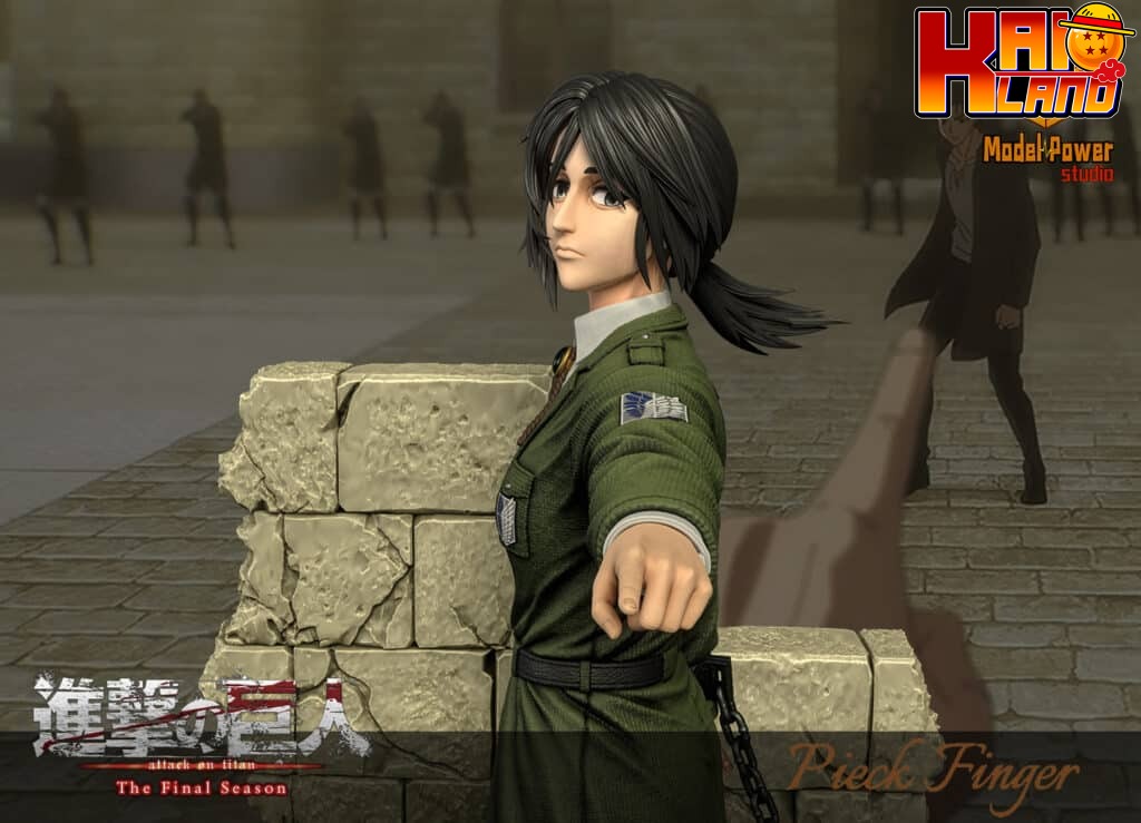 Attack On Titan Model Power Studio Eren Yeager X Pieck Finger Resin ...