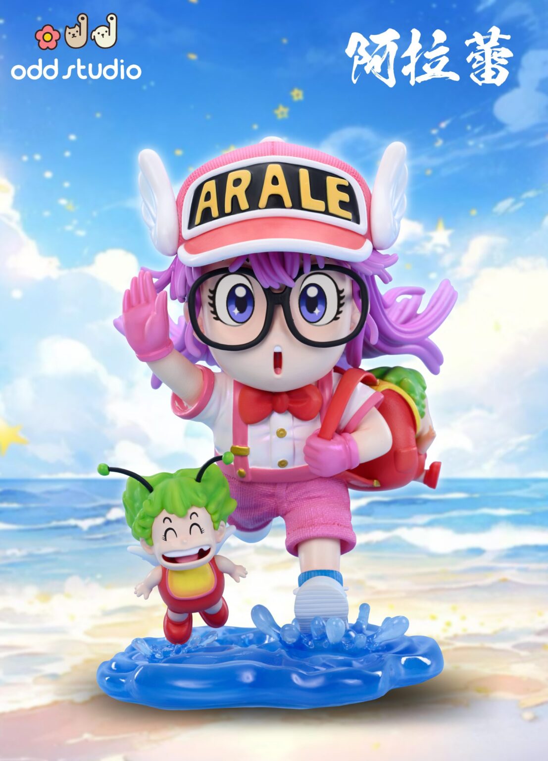Dr Slump ODD Studio Running Arale Resin Statue - Kaioland