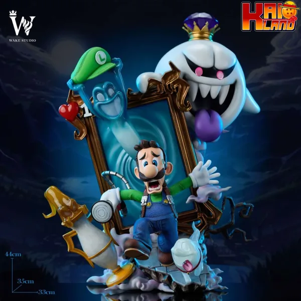 Mario Wake Studio Luigi Resin Statue - Kaioland