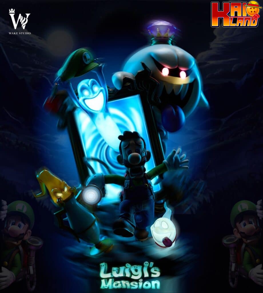 Mario Wake Studio Luigi Resin Statue - Kaioland