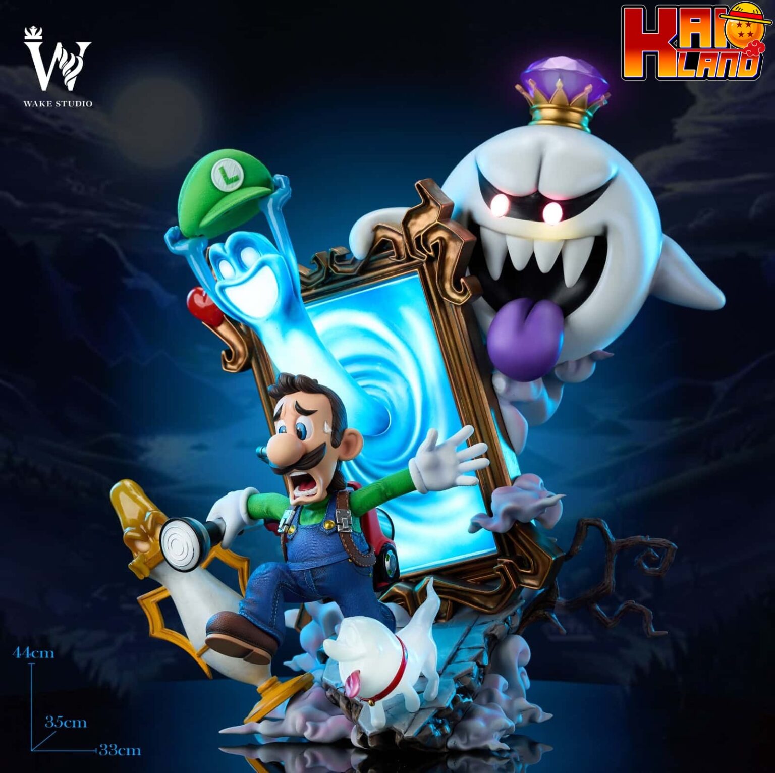 Mario Wake Studio Luigi Resin Statue - Kaioland