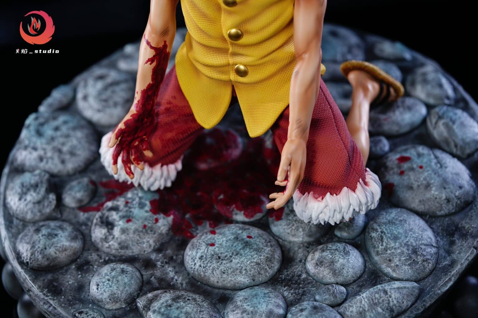One Piece Huo Yan Studio Broken Heart Luffy Resin Statue - Kaioland