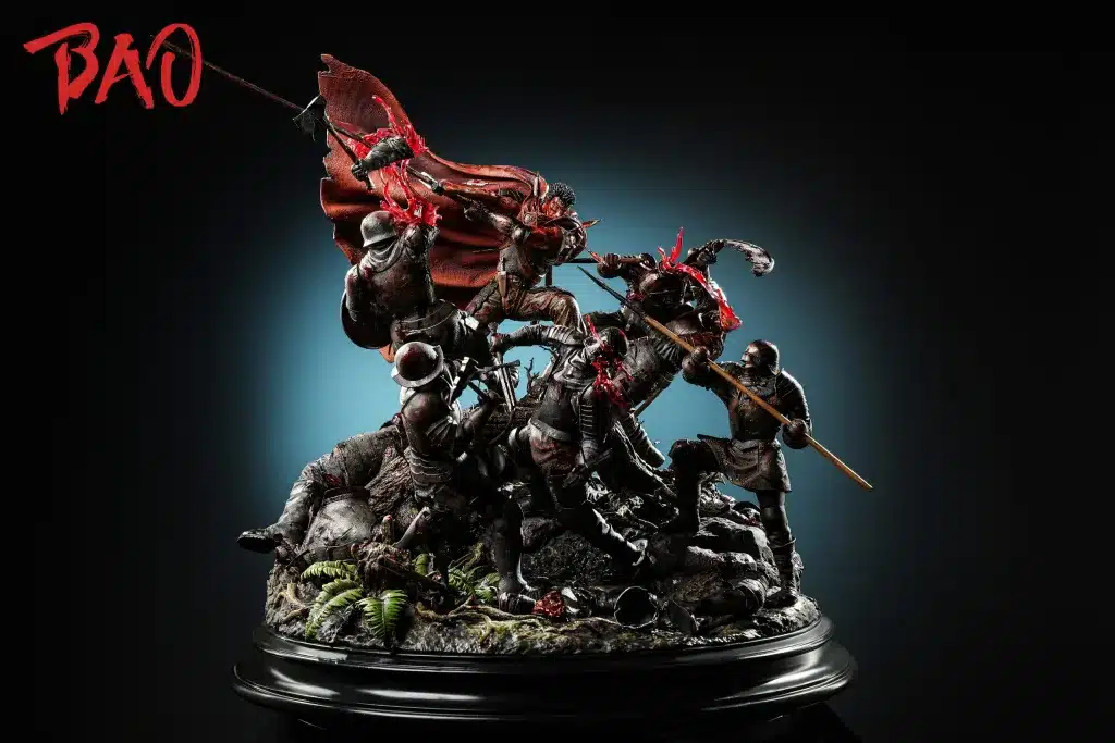 Berserk Bao Studio Guts Hundred Man Slayer Resin Statue - Kaioland