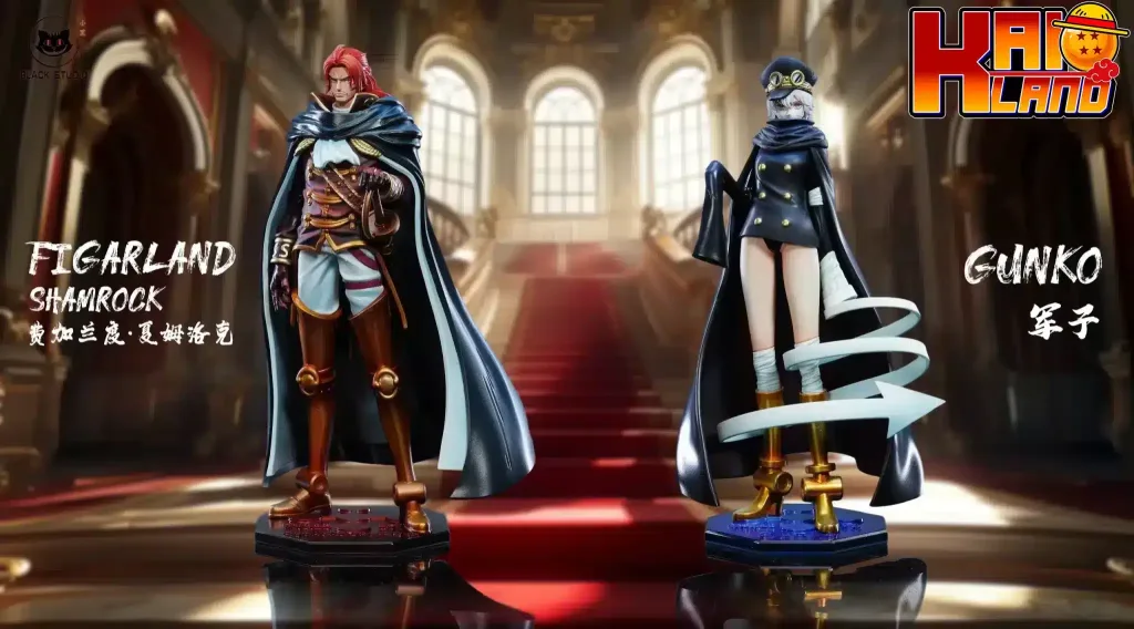 One Piece Black Studio Figarland Shamrock X Gunko Resin Statue - Kaioland