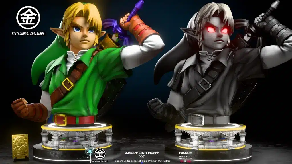 The Legend Of Zelda Kintsukuroi Creations Oot Adult Link X Oot Dark ...